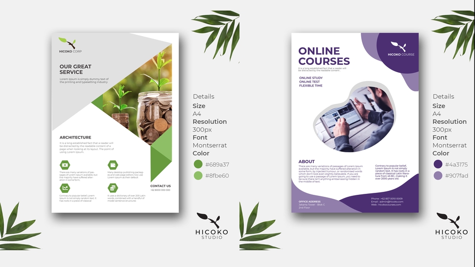 Desain Flayer Modern, selesai kurang dari satu hari