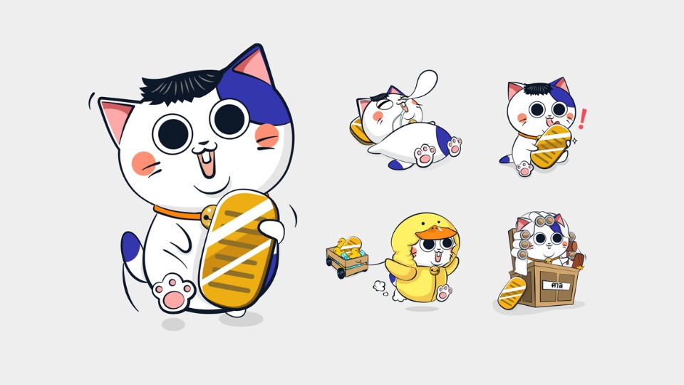 รับออกแบบตัวการ์ตูน มาสคอต 2D โดดเด่น ได้ทุกสไตล์ (Cartoon Character Mascot Design)