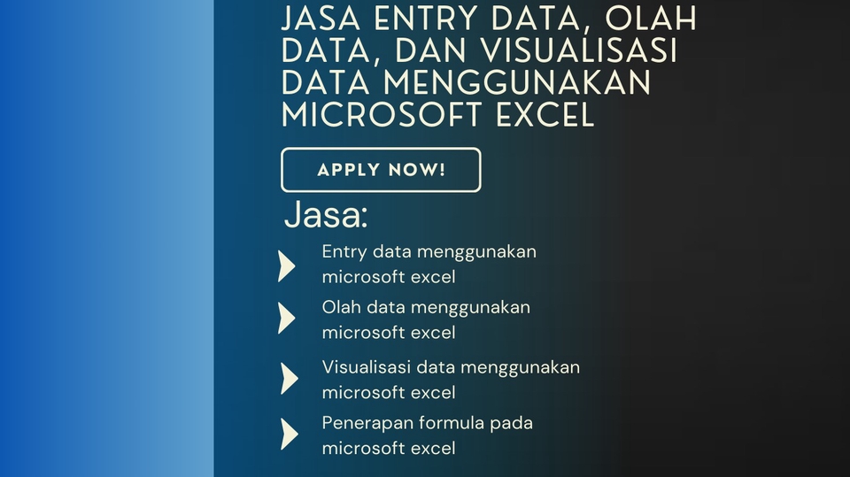 Entry Data, Olah Data, dan Visualisasi Data Menggunakan Microsoft Excel