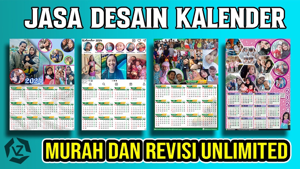 JASA DESAIN KALENDER MODERN