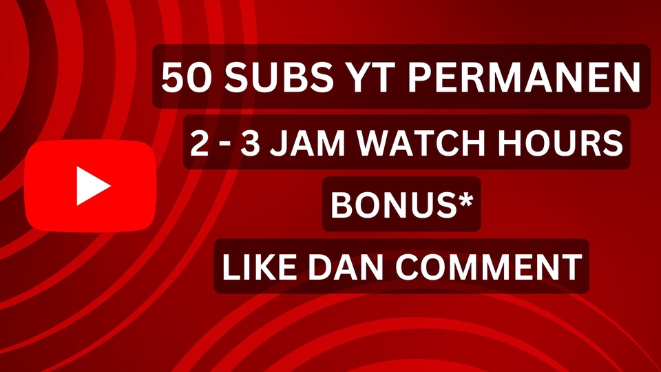 Subscribers YT PERMANEN BUKAN BOT ANTI DROP [PROSES MANUAL] Bonus Like ...