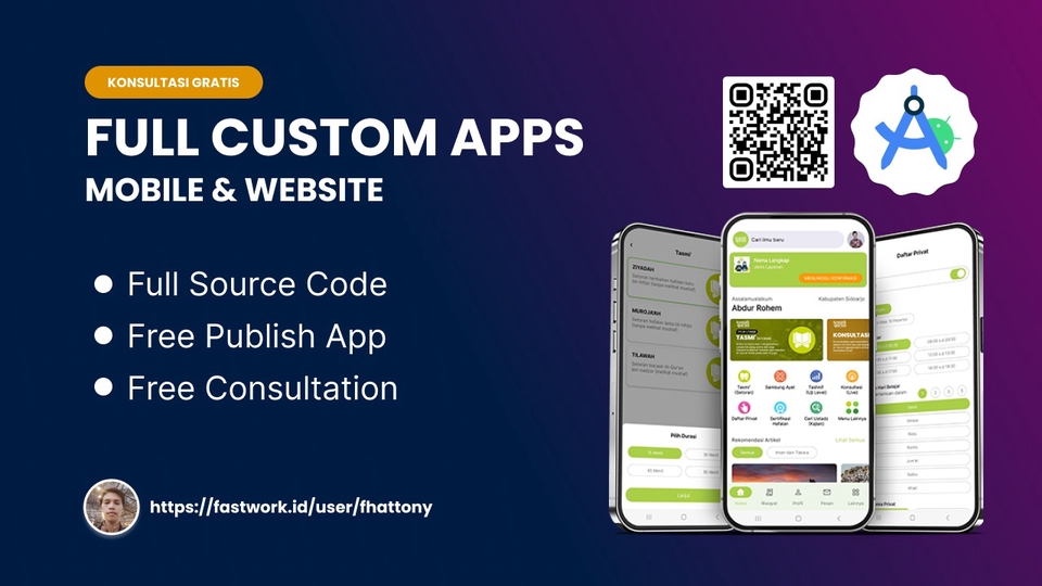 Aplikasi Mobile Specialist Android Native Kotlin/Java Full Custom Fixs Bug/Update App