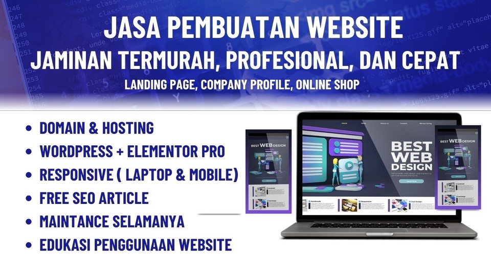PROMO PEMBUATAN WEBSITE TERMURAH!!!