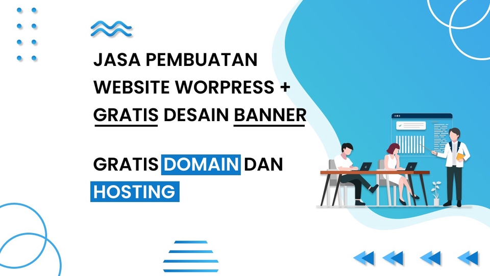 Jasa Pembuatan Website Wordpress Gratis Desain Banner