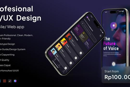 Jasa UI/UX Design Mobile/Dekstop App (Android/IOS)