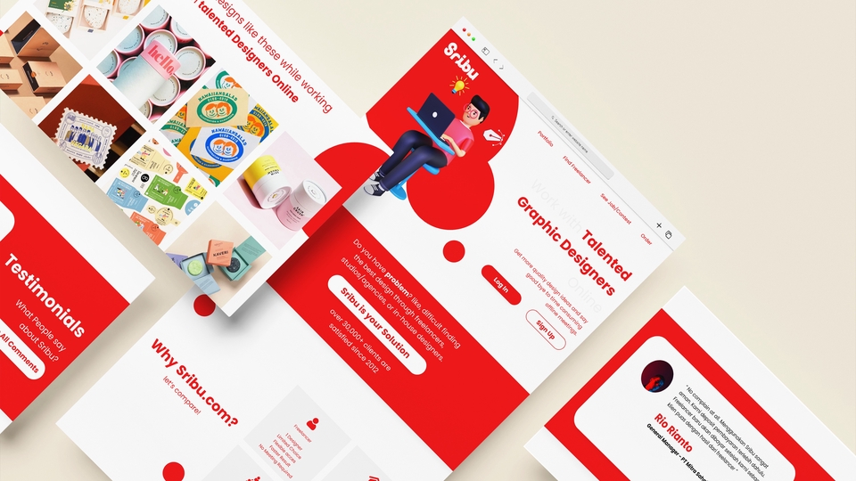 Desain User Interface Website/Aplikasi Mobile