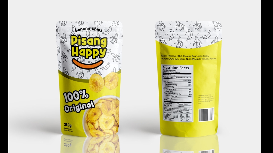 Desain Label stiker Kemasan unik dan sederhana