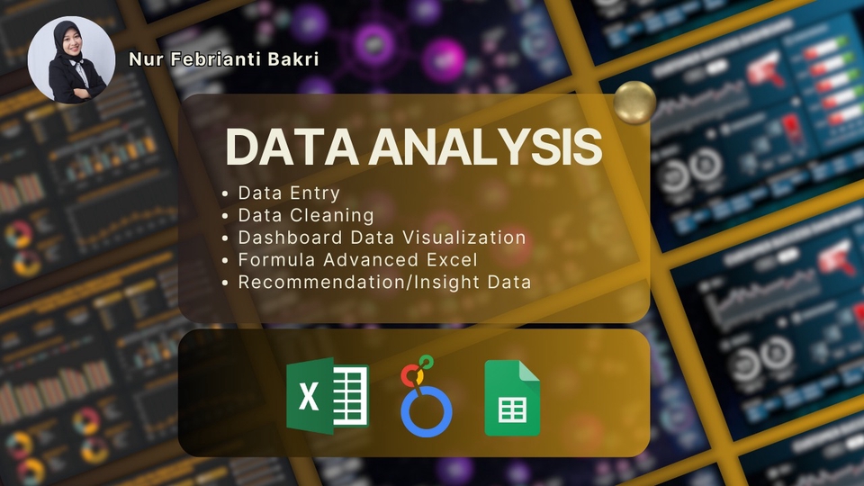 Data Analyst | Data Entri, Cleaning, Visualization/Dashboard, Formula Advanced Excel