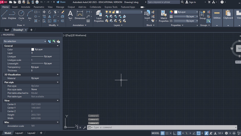 Kursus AutoCAD Dasar 2D (Online)