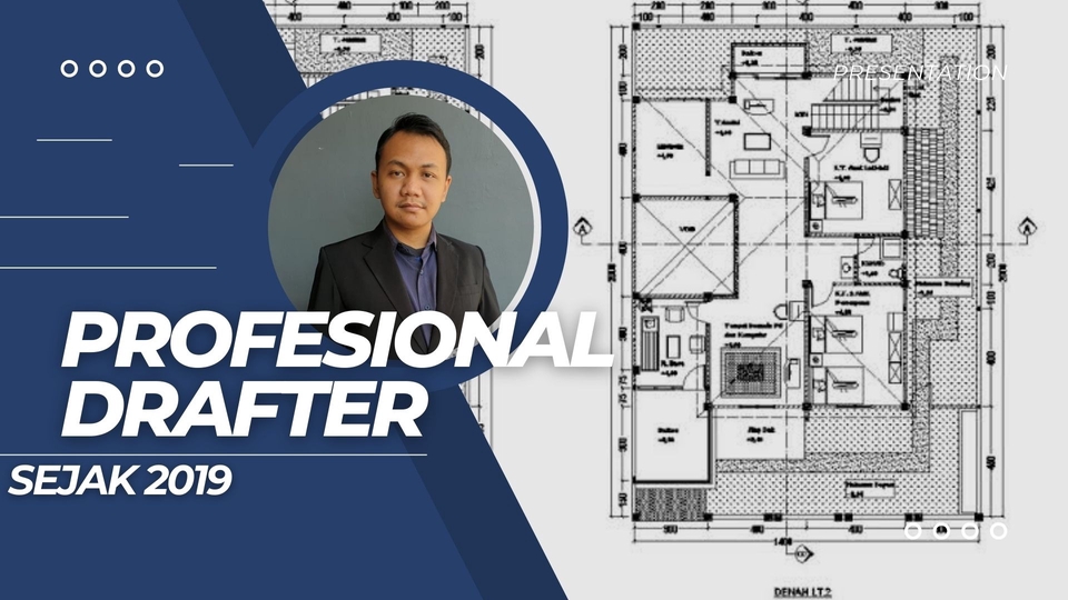 Jasa Drafter Gambar Kerja 2D AutoCAD 3 hari jadi