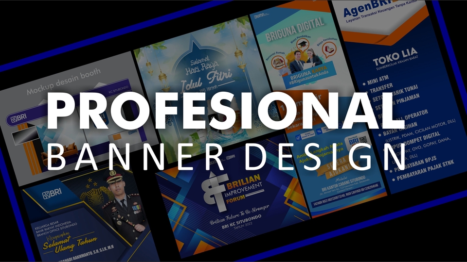 Desain Banner Professional CEPAT, untuk keperluan cetak media apapun