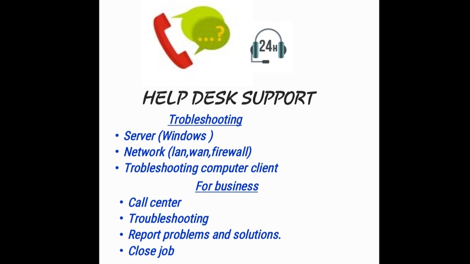 Help Desk Support