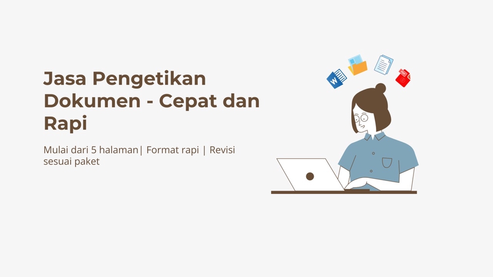 Jasa Pengetikan Dokumen dengan cepat dan rapi.