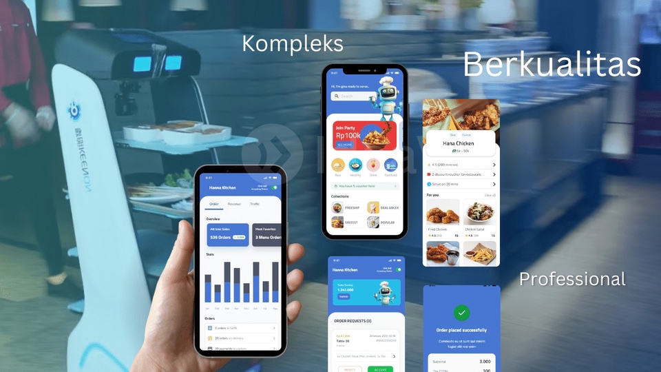 Aplikasi Professional Enterprise Android & Ios Flutter App dan Kompleks