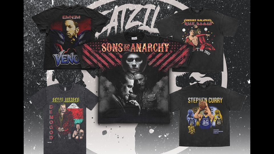 ออกแบบเสื้อ วง Rock, HipHop, OVP งาน Graphic สไตล์ 90s Y2K Bootleg ...