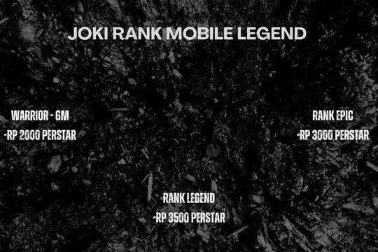 JOKI MOBILE LEGEND WARRIOR-LEGEND