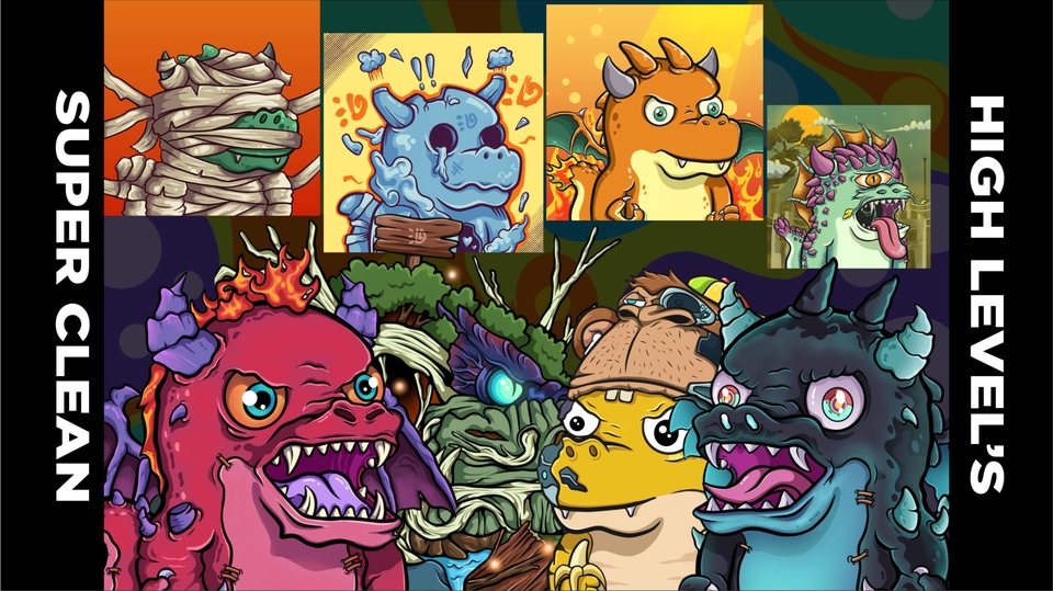 high end character design for NFT or mascot