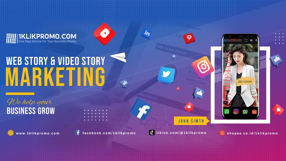 Jasa Pembuatan Paket Web Story (Landing Page Modern)