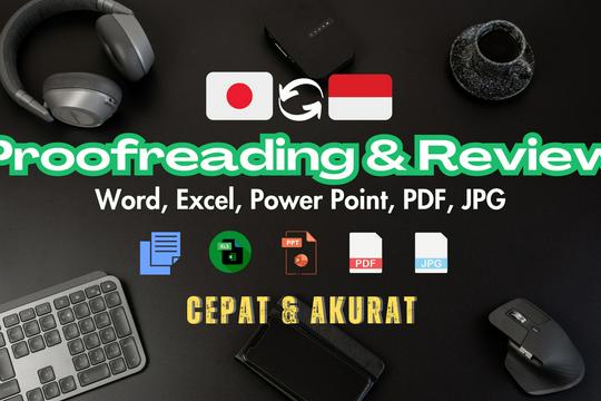 Proofreading Japanese - Indonesia vice versa