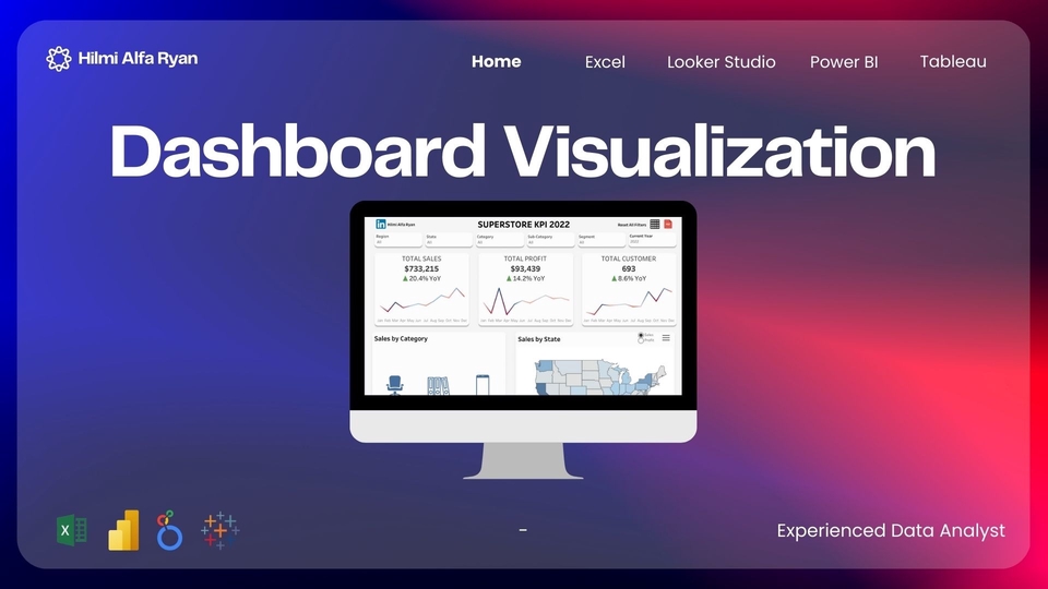 Dashboard Visualization & Reporting | Excel, Looker Studio, Power BI ...