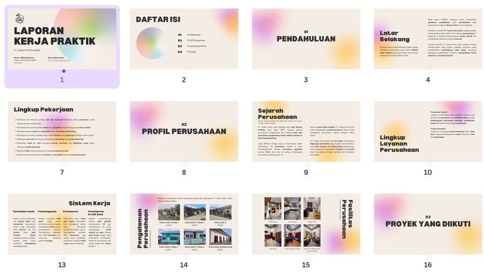 Jasa Desain Presentasi Menarik, Unik, Modern Minimalis (Adobe ...