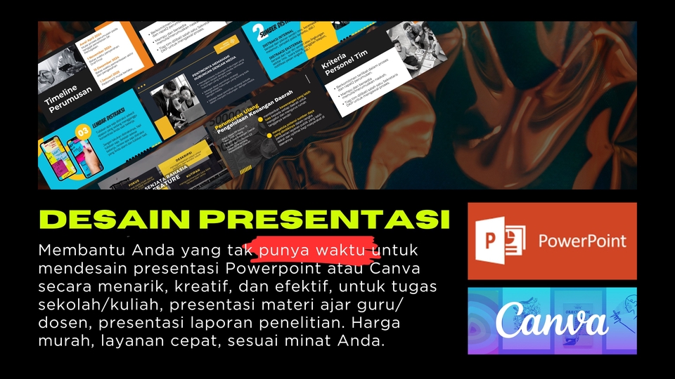 Desain Presentasi (Powerpoint dan Canva)