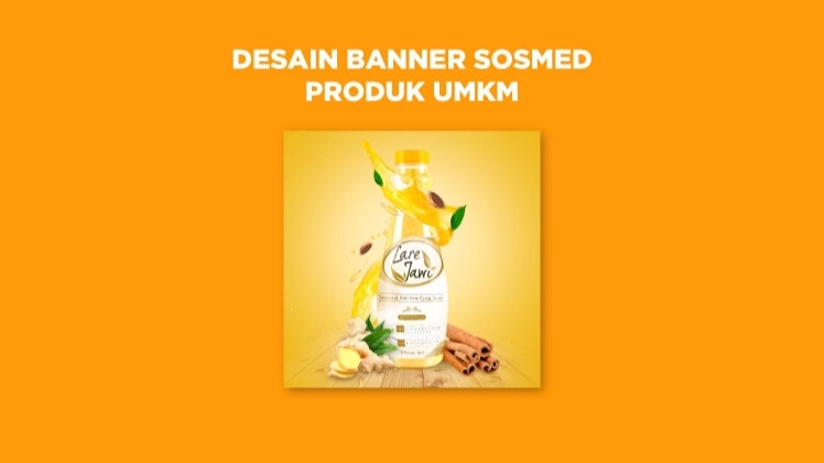 DESAIN BANNER SOSMED PRODUK UMKM
