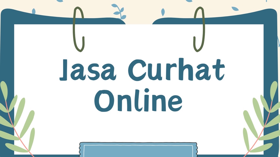 Jasa Curhat Online