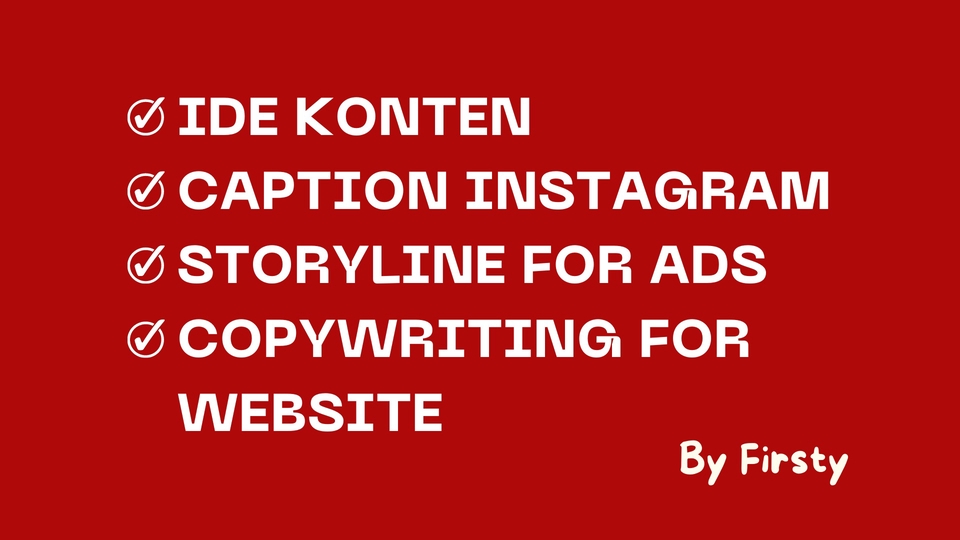 Ide Konten | Caption Instagram | Copywriting for Website | Storyline ...