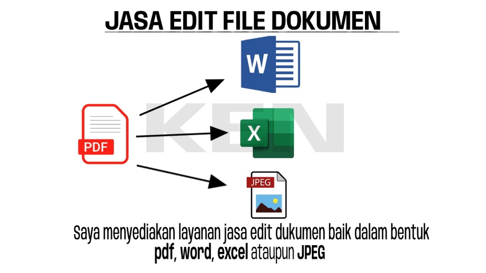 Jasa Edit PDF, Excel, Word