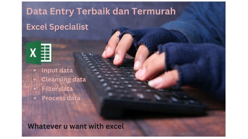 Data Entry/Entry Data Excel, Input Data Excel Terbaik