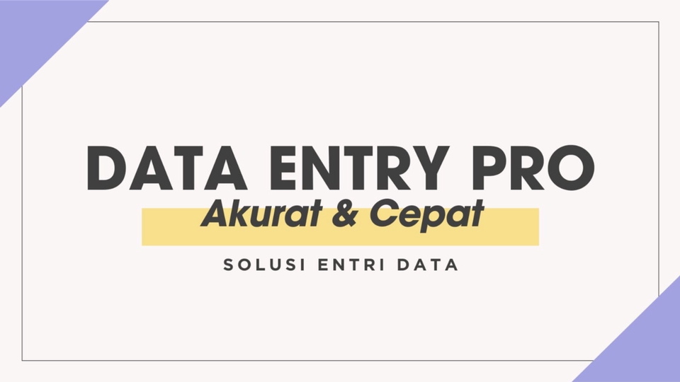 Data Entry Pro: Solusi Entri Data Akurat dan Cepat