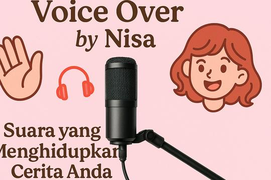 Jasa Voice Over & Dubbing untuk Video Animasi, Iklan, YouTube, Podcast, dan Buku Audio