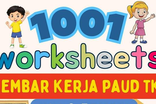 Worksheet printable anak