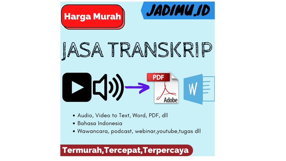 Transkrip Indonesia Verbatim Audio Video Wawancara Podcast Webinar ...