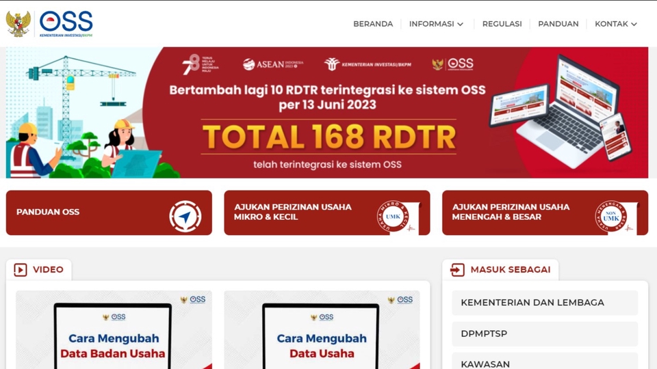 Jasa Pembuatan NIB, Sertifikat Standar OSS RBA