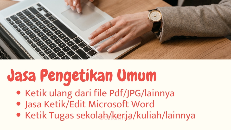 Jasa Pengetikan Umum Word/Pdf