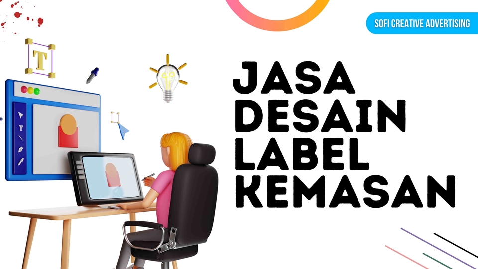 Jasa Desain Stiker Kemasan, Jasa Label Produk