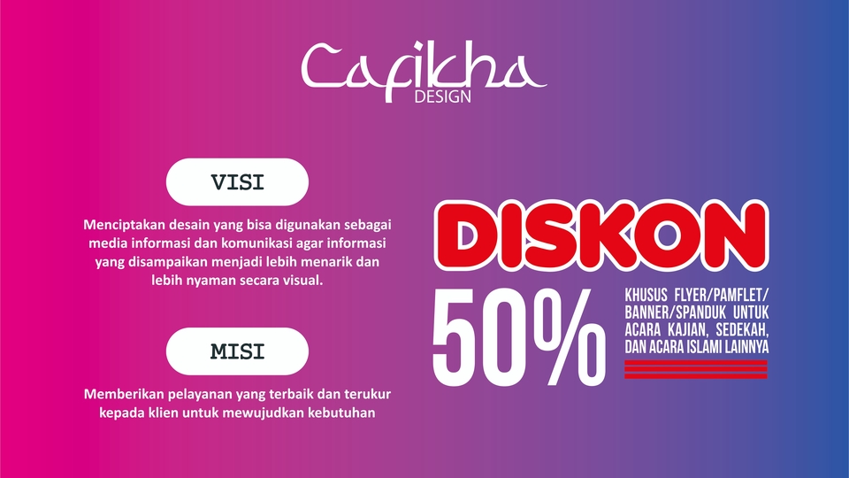 Desain Banner/Flyer/Pamflet