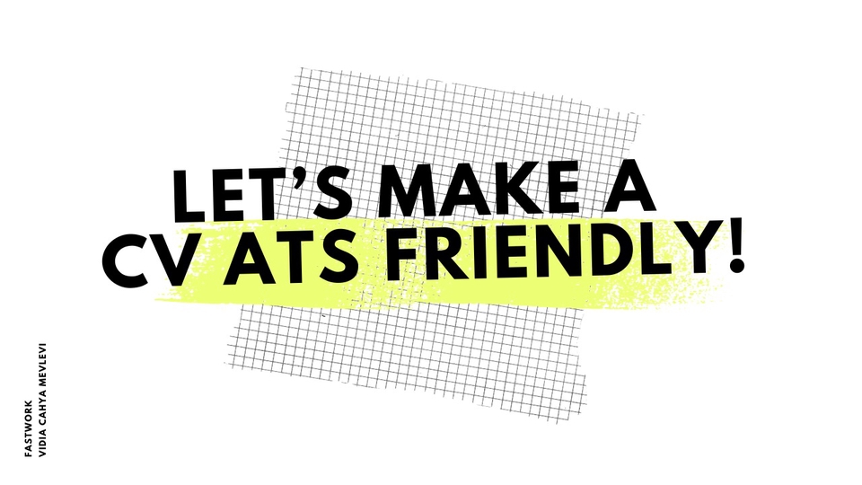 CV ATS FRIENDLY