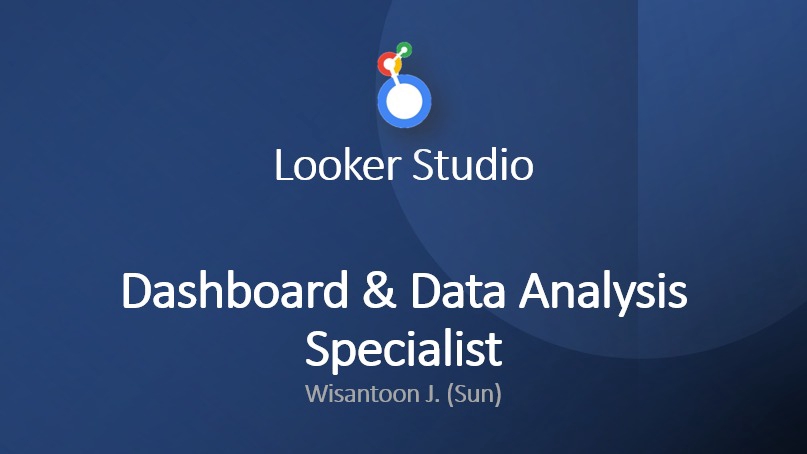 แดชบอร์ด และวิเคราะห์ข้อมูล โดย Looker Studio