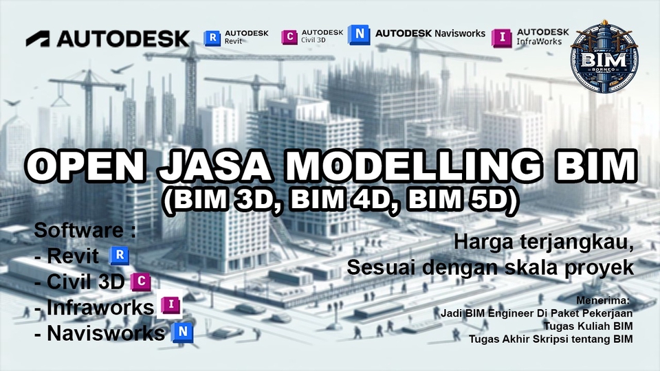 BIM Modelling ( BIM 3D, BIM 4D, dan BIM 5D)