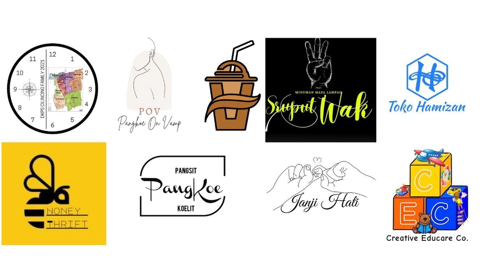 DESAIN LOGO PERUSAHAAN & UMKM 1 HARI JADI