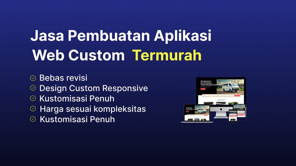 Jasa Pembuatan Aplikasi berbasis web / Web Custom menggunakana laravel ...