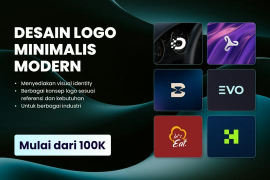 Desain Logo Modern, Brand Identity Perusahaan & UMKM