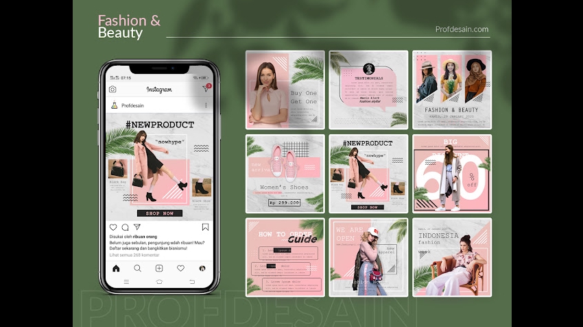 Desain Feed Instagram untuk Semua Bisnis Anda