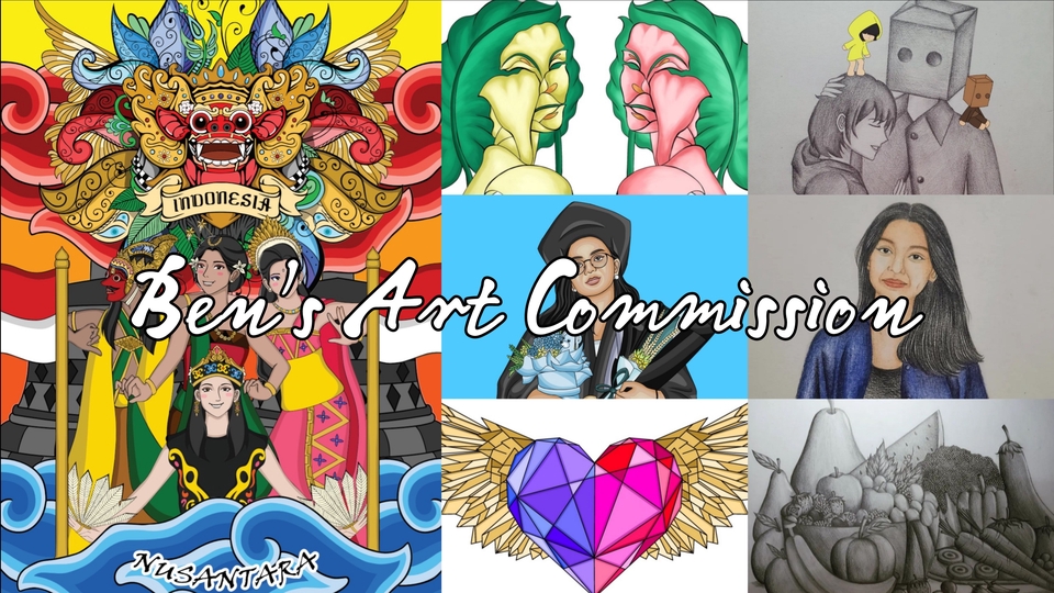 Bens Art Commission : Manual and Digital Illustration