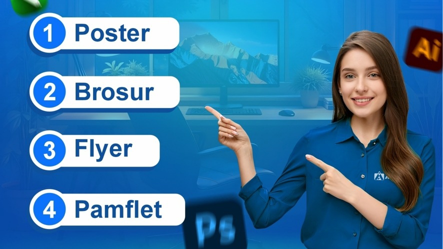 Desain Poster Untuk Keperluan UMKM & Usaha Lainnya