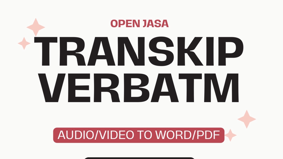 Transkrip video/audio bahasa indonesia
