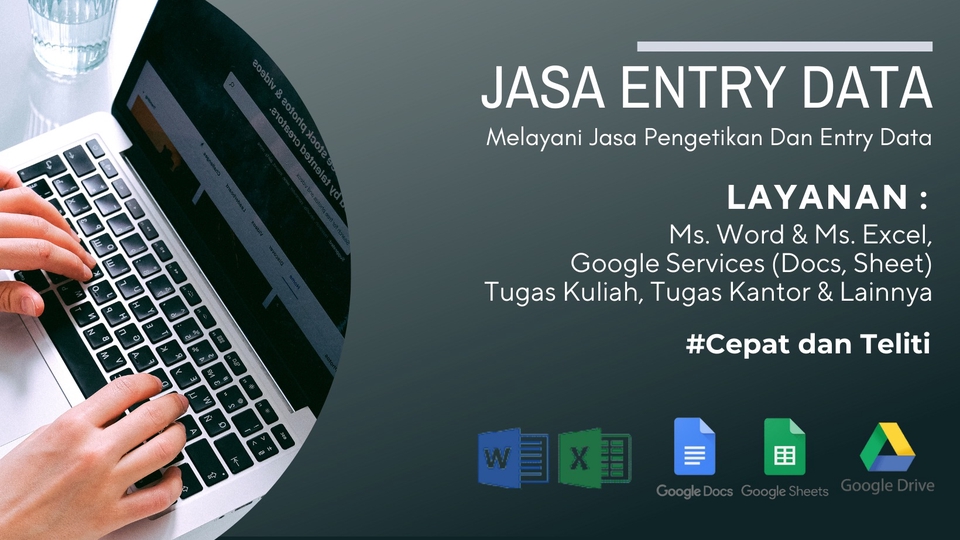 ENTRI DATA DAN PENGETIKAN UNTUK (TUGAS, PEKERJAAN, DLL)